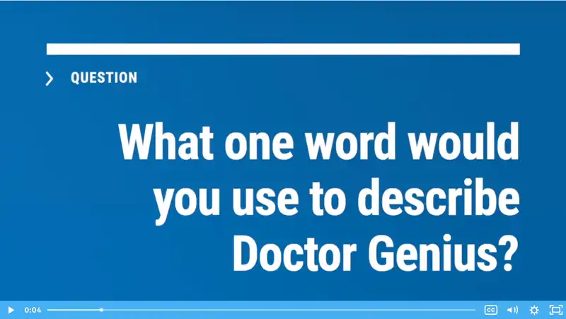 Describing Doctor Genius: One-Word Compilation | The Study | Doctor Genius
